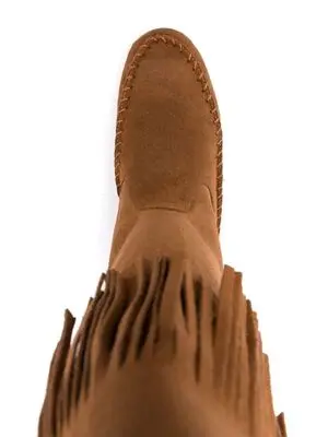 P.a.r.o.s.h Fringed Boots - Brown