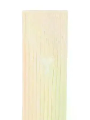 AMI Paris De Coeur Socks - Neutrals
