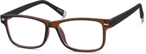 Zenni Rectangle Full Rim Frame Eyeglasses Cola