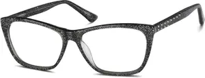Zenni Rectangle Full Rim Frame Eyeglasses Galaxy