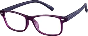 Zenni Rectangle Full Rim Frame Eyeglasses Grape