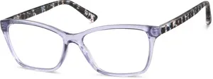 Zenni Rectangle Full Rim Frame Eyeglasses Iris