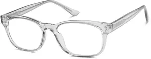 Zenni Rectangle Full Rim Eyeglasses Smoke