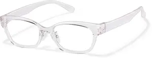 Zenni Rectangle Full Rim Frame Eyeglasses Translucent Pink