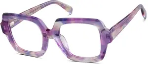 Zenni Square Full Rim Eyeglasses Amethyst