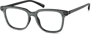 Zenni Square Full Rim Frame Ash