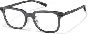 Zenni ZENNI Square Full Rim Eyeglasses Ash