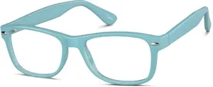 Zenni Square Full Rim Frame Blue