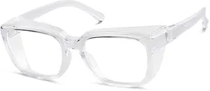 Zenni Square Full Rim Eyeglasses Clear