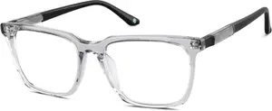 Zenni Square Full Rim Frame - Clear
