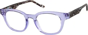 Zenni Square Full Rim Eyeglasses Lilac