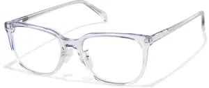 Zenni Square Full Rim Eyeglasses Mist/blue