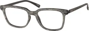 Zenni Square Full Rim Eyeglasses - Oak