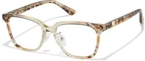 Zenni Square Full Rim Eyeglasses Sand Tortoiseshell Gradient
