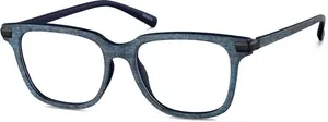 Zenni Square Full Rim Eyeglasses Slate