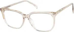 Zenni Square Full Rim Eyeglasses - Tawny