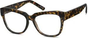 Zenni Square Full Rim Eyeglasses - Tortoiseshell