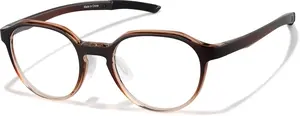 Zenni Geometric Full Rim Frame Eyeglasses Brown Hombre