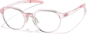 Zenni Geometric Full Rim Frame Eyeglasses Champagne Pink