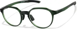 Zenni Geometric Full Rim Frame Eyeglasses Green