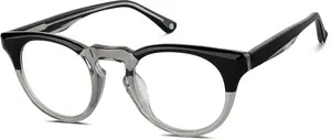 Zenni Round Full Rim Eyeglasses - Black