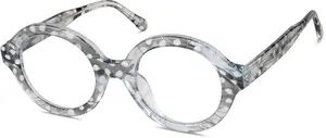 Zenni Round Frame Full Rim Eyeglasses Dove