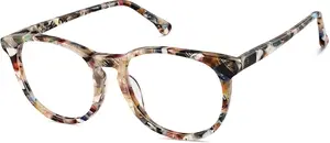 Zenni Round Frame Full Rim Eyeglasses Granite