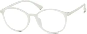 Zenni Round Full Rim Eyeglasses - Green Glow