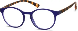 Zenni Round Eyeglasses With Full Rim Frame Navy