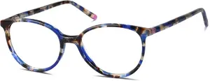 Zenni Round Frame Full Rim Eyeglasses - Pattern