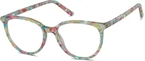 Zenni Round Frame Full Rim Eyeglasses Prism