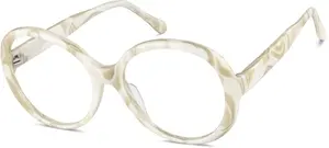 Zenni Round Frame Full Rim Eyeglasses Sandbar