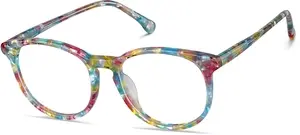 Zenni Round Full Rim Eyeglasses - Sea Glass