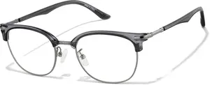 Zenni ZENNI Browline Frame Glasses Gray