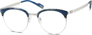Zenni Browline Full Rim Frame Glasses Moss