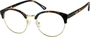 Zenni Browline Full Rim Frame Glasses Pattern