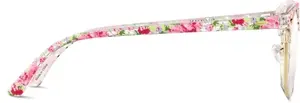 Zenni Browline Full Rim Frame Glasses - Pink