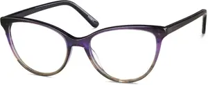 Zenni Cat-Eye Full Rim Frame Glasses Amethyst