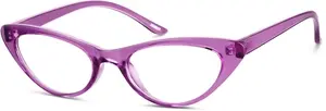Zenni Cat-Eye Full Rim Frame Glasses Purple