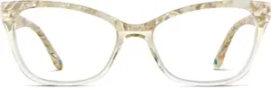 Zenni Cat-eye Full Rim Frame Glasses - Translucent