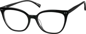 Zenni Cat-Eye Full Rim Glasses Black