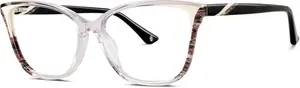 Zenni Vintage Cat-Eye Eyeglasses Clear/pink