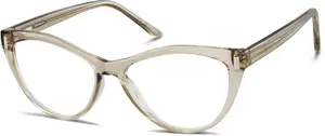 Zenni Vintage Cat-Eye Eyeglasses Fawn