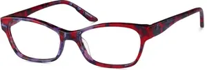 Zenni Vintage Cat-Eye Eyeglasses Garnet