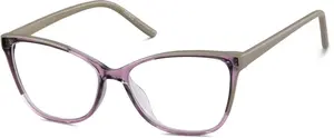 Zenni Vintage Cat-Eye Eyeglasses Grey