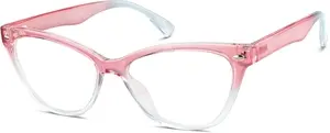 Zenni Vintage Cat-Eye Eyeglasses Pink