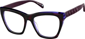 Zenni Vintage Cat-Eye Eyeglasses Purple