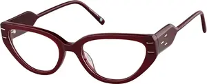 Zenni Cat-eye Full Rim Glasses - Red