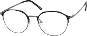 Zenni Round Full Rim Eyeglasses - Graphite