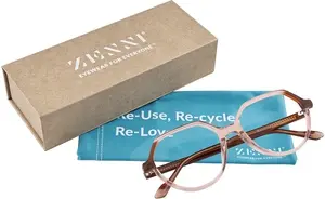 Zenni Geometric Eyeglasses - Pink